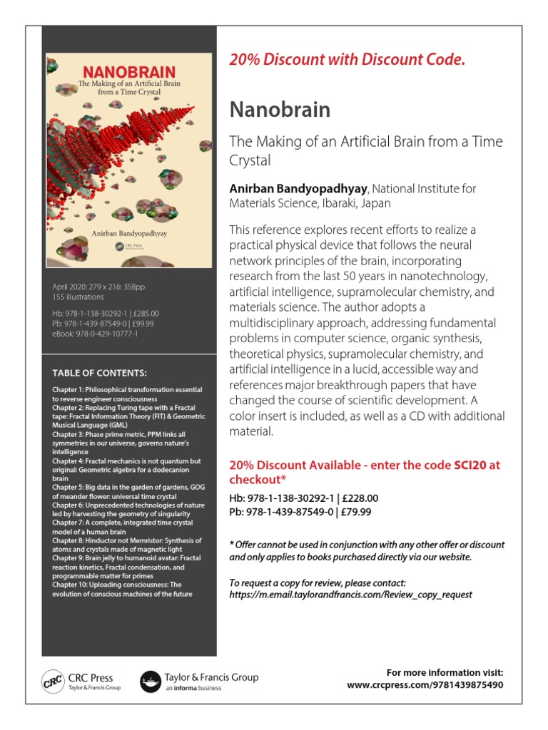 Nanobrain: The Making of An Artificial Brain Made of Time Crystal ...