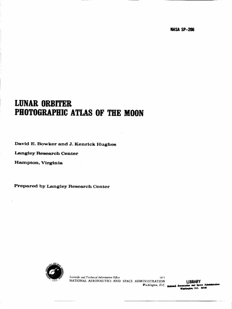 Lunar Orbiter Photographic Atlas of The Moon | PDF | Moon | Nasa