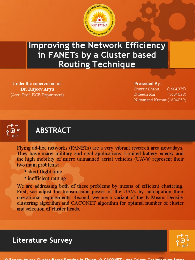Improving The Network Efficiency In Fanets By A Cluster Based Routing Technique Pdf Cluster 