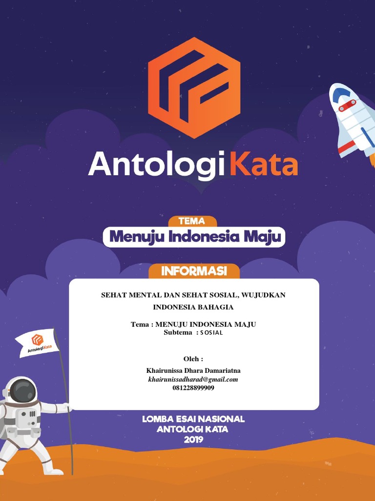 Sehat Mental Dan Sehat Sosial Wujudkan Indonesia Bahagia - Khairunissa Dhara Damariatna - Naskah ...