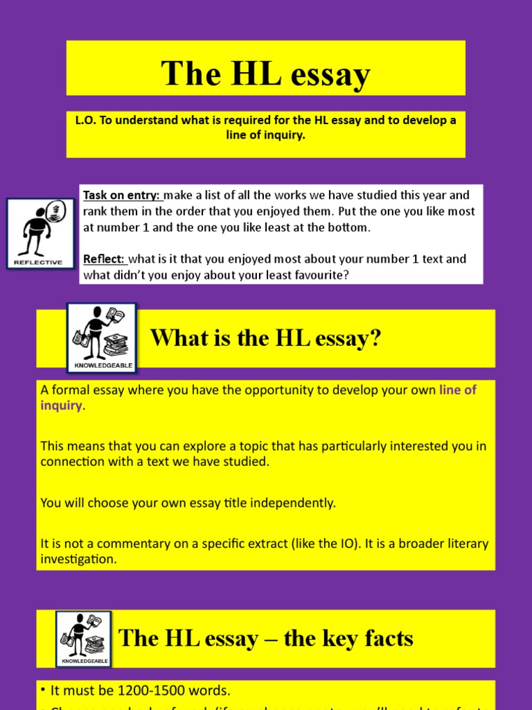 The HL Essay Introduction | PDF | Essays | Poetry