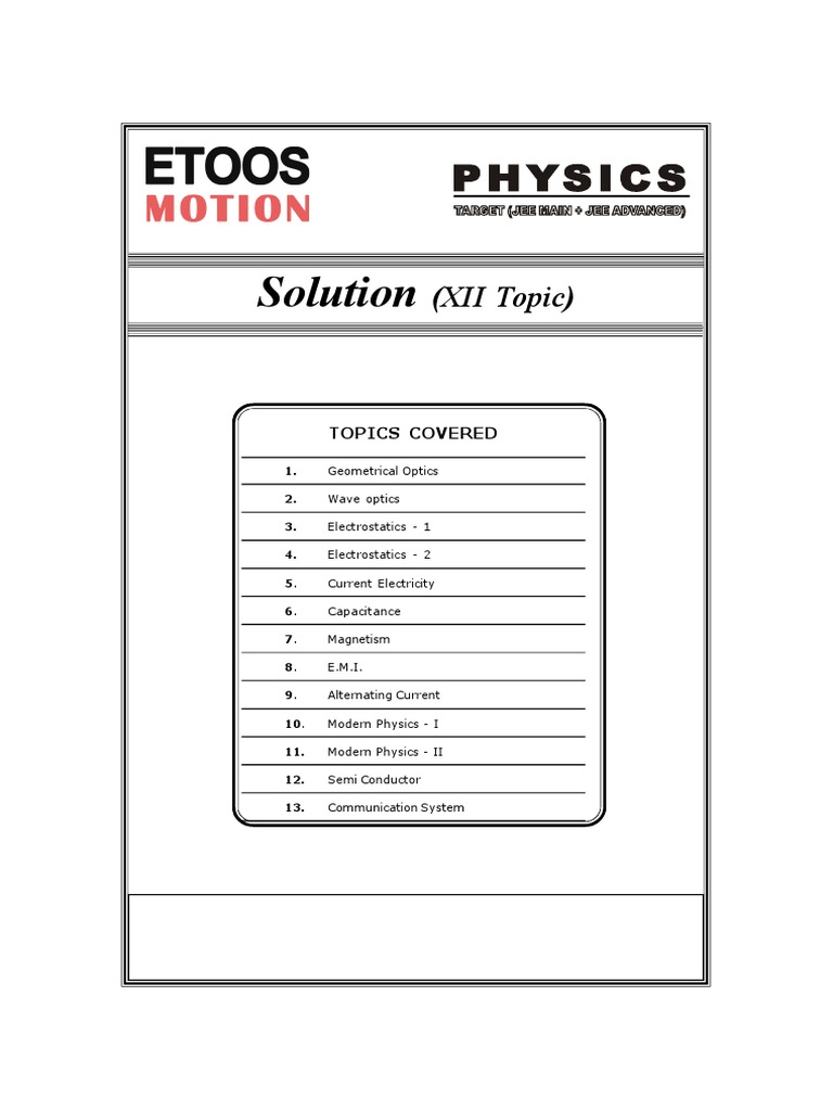 Sol PDF | PDF | Reflection (Physics) | Atomic
