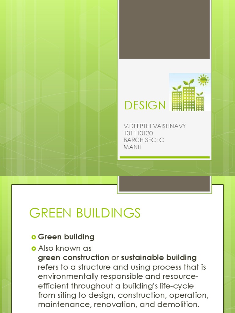 Green Building and Architecture Guide | PDF