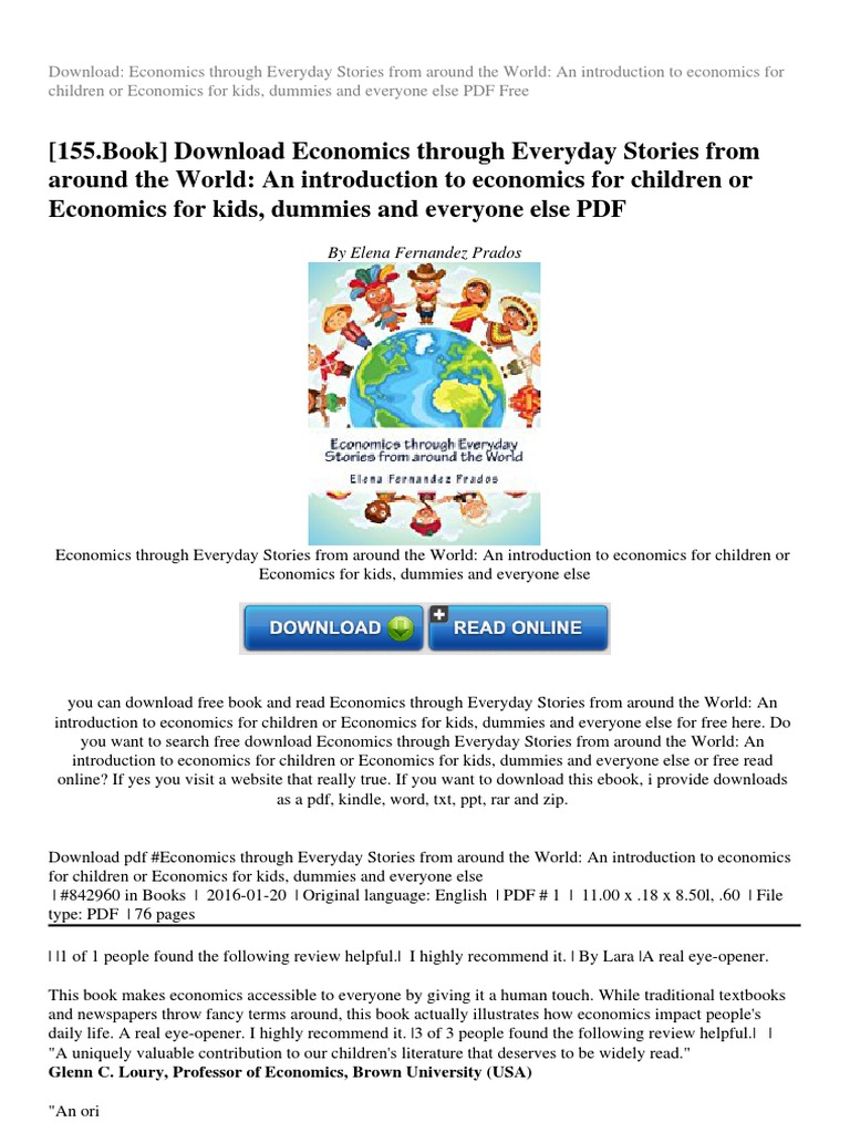 Economics Through Everyday Stories From Around The World An ...
