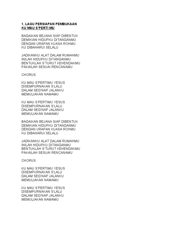 Lagu-Lagu Virtual Pujian Dan Penyembahan Prayer Meeting | PDF