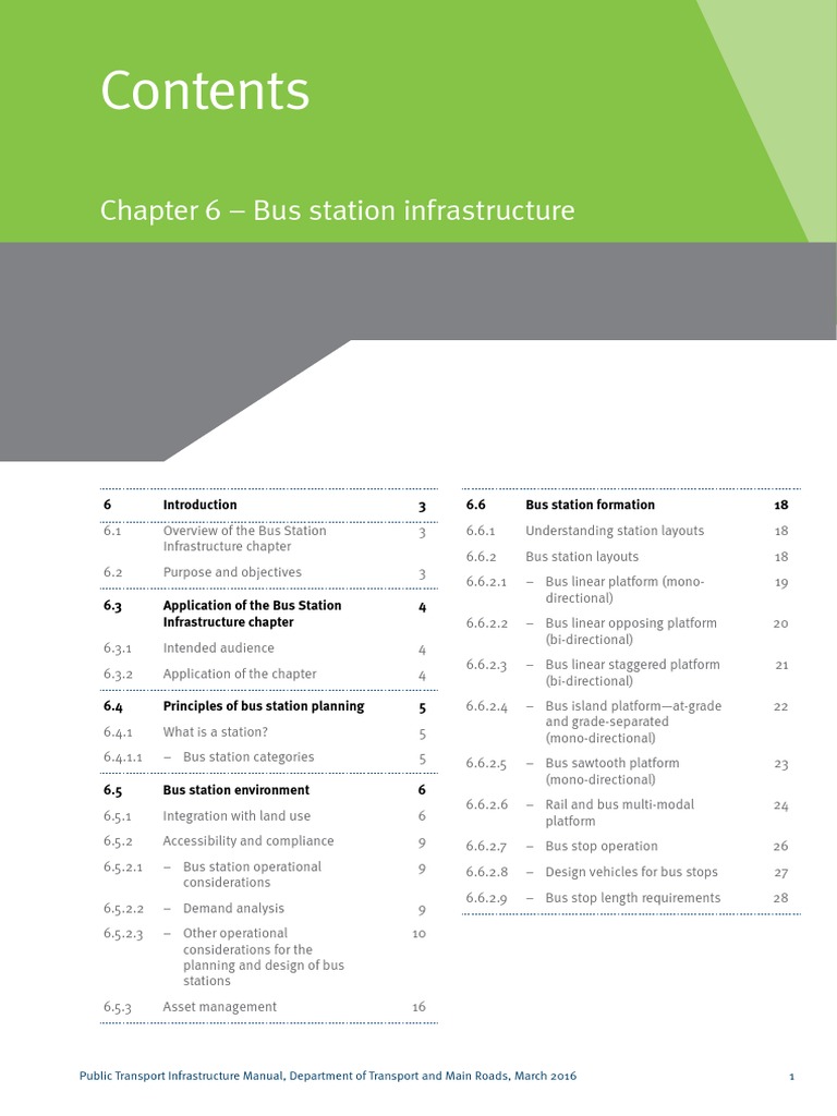 Bus Station Infrastructure (Pequeñas Operaciones) | PDF | Public ...
