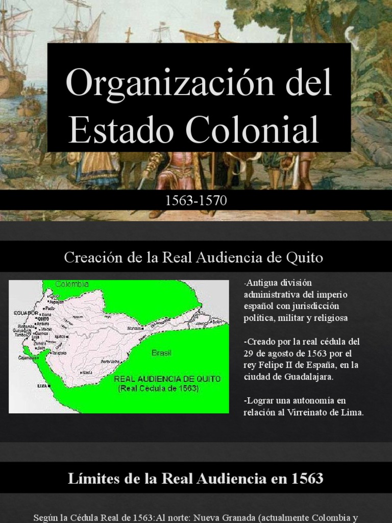 Organización Del Estado Colonial | PDF | America latina | América del Sur