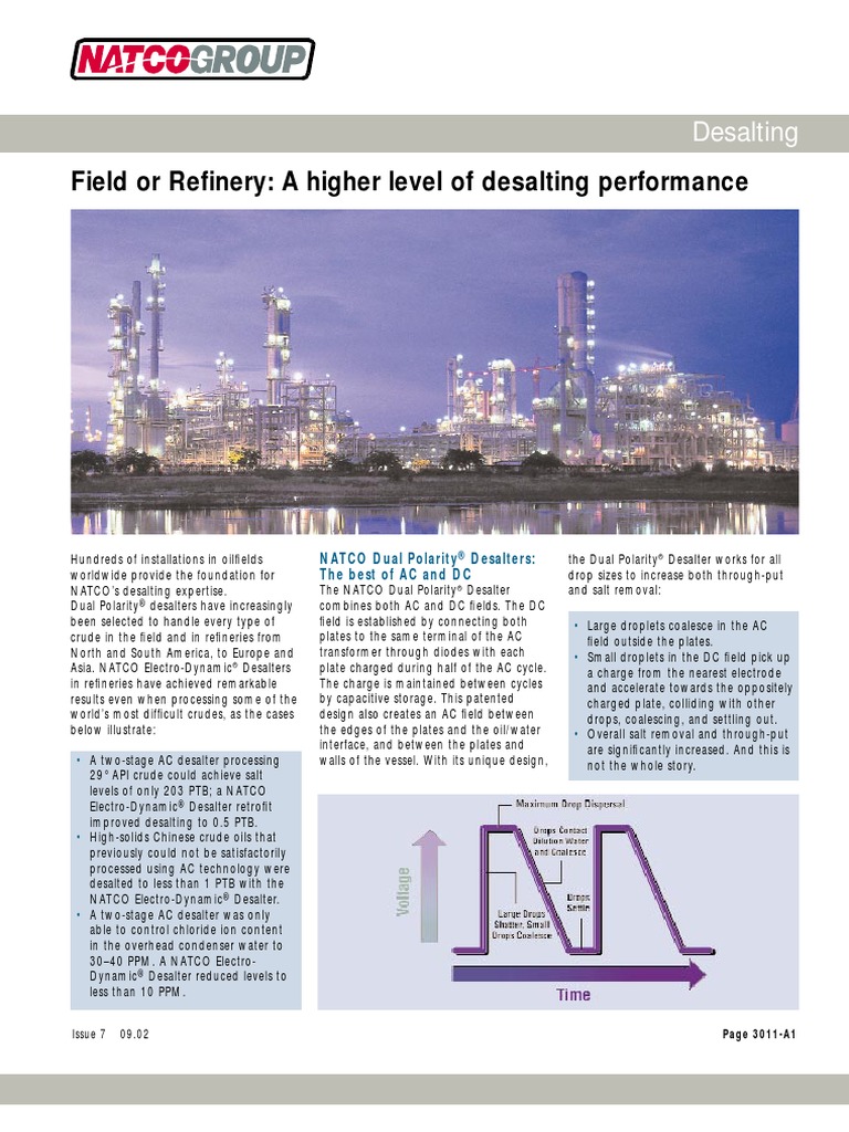 Field or Refinery: A Higher Level of Desalting Performance | PDF | Oil ...