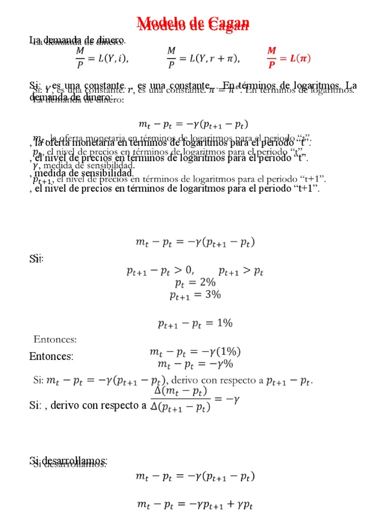 El Modelo de Cagan | PDF