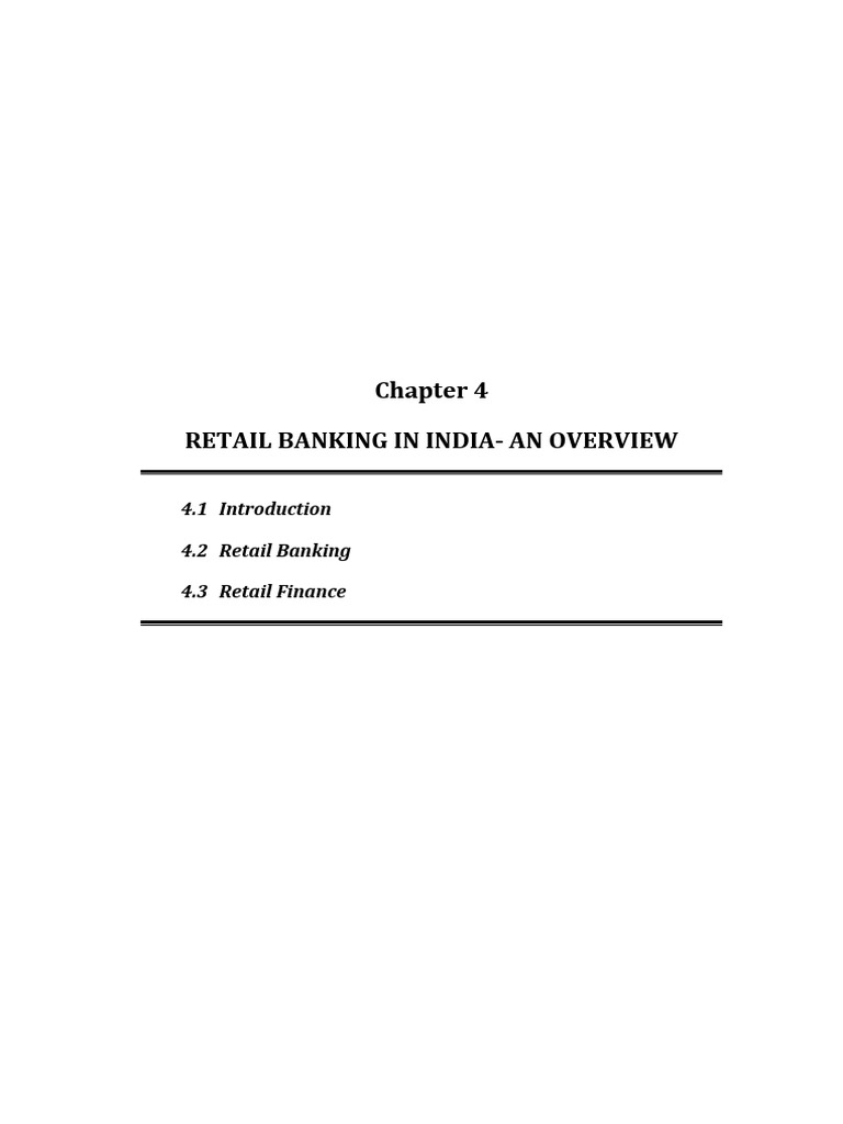 Retail Banking | PDF | Banks | Loans