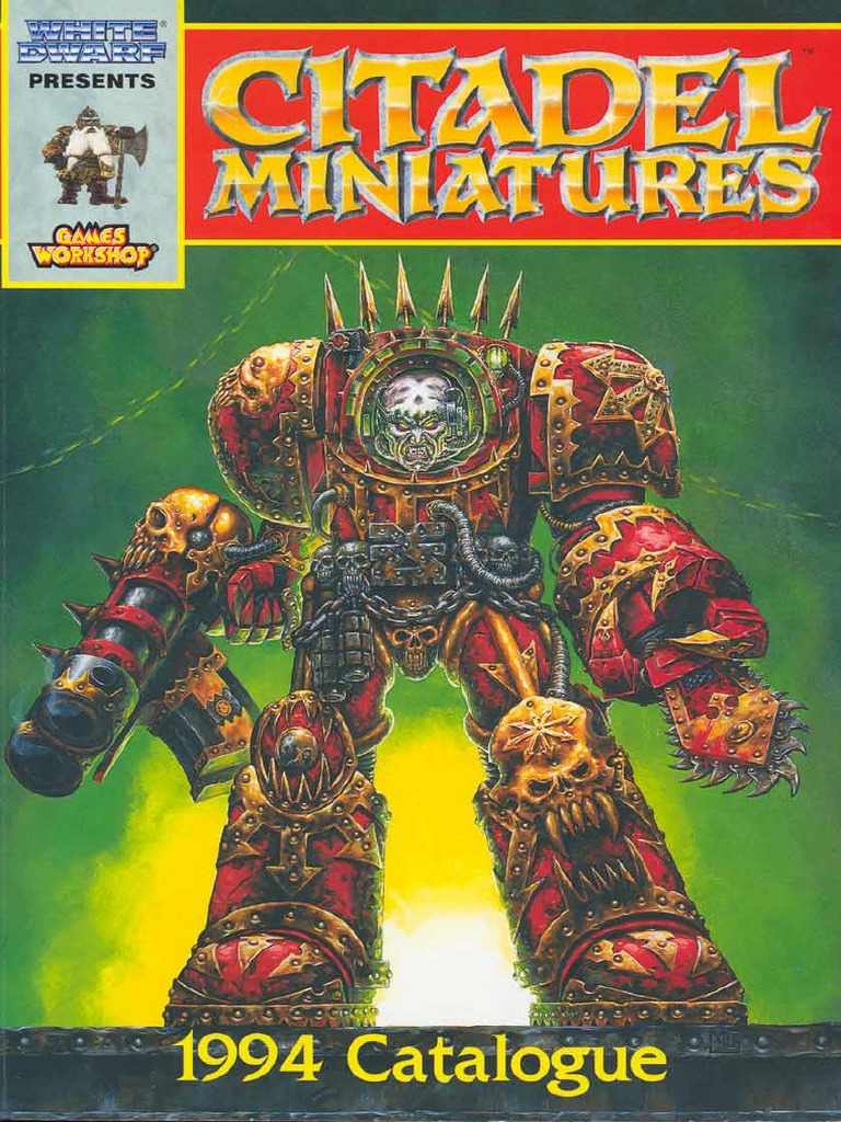 1994 - Citadel Miniatures Catalogue | PDF