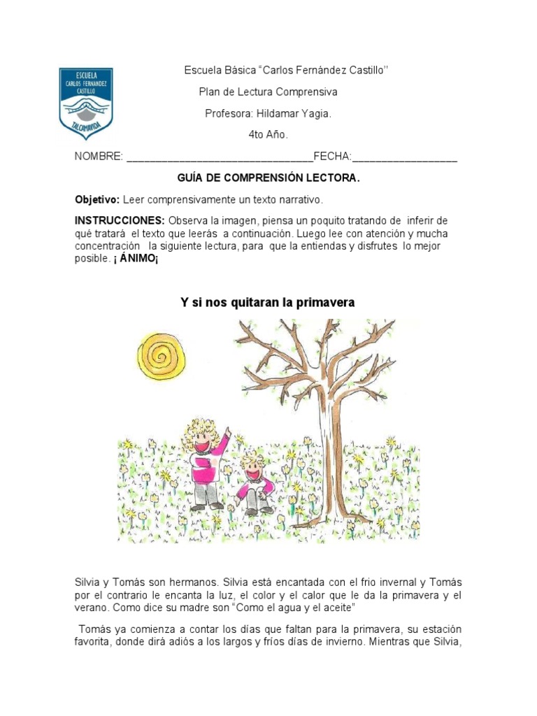La llegada de la primavera y su cuidado | PDF | Temporada de primavera ...