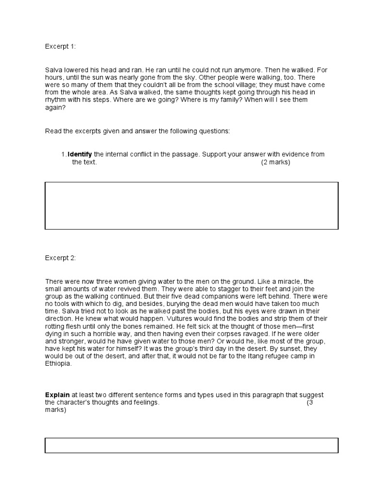 Excerpts For Practice | PDF