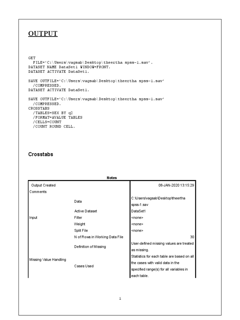 Output: Crosstabs | PDF | Errors And Residuals | Customer Satisfaction