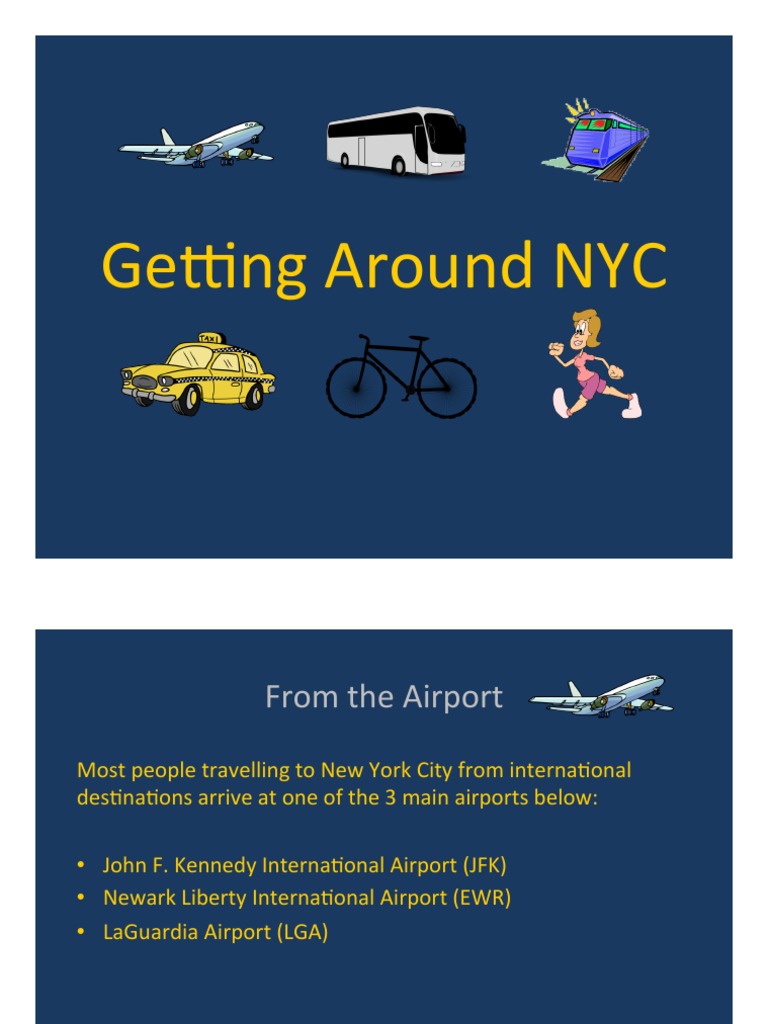 Getting Around New York | PDF | Public Transport | Transport