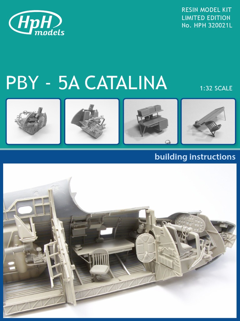 Pby - 5A Catalina: Building Instructions | PDF | Vehicles | Motor Vehicle