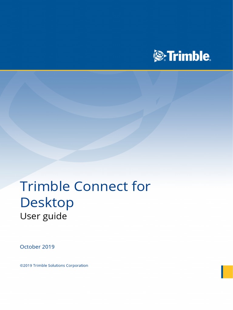 Trimble Connect For Desktop: User Guide | PDF | Installation (Computer ...
