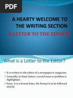 Formal Letter Writing- Grade 8- Sample Letters | PDF