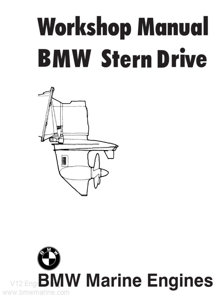 BMW Stern Drive Workshop Manual | PDF
