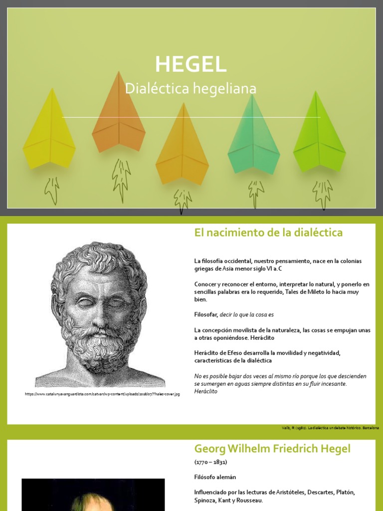 Presentacion Hegel | PDF | Dialéctico | Materialismo