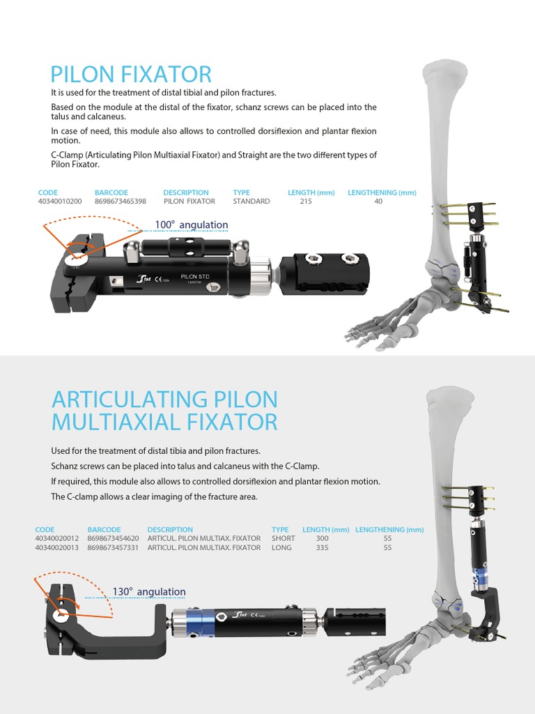 Multiaxial Pilon Fixator Overview | PDF | Technology & Engineering