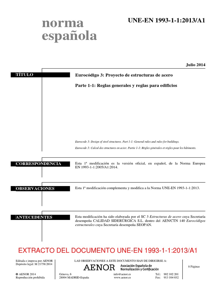 Une1993 2013 PDF | PDF | Ingeniería de Edificación | Sectores Economicos