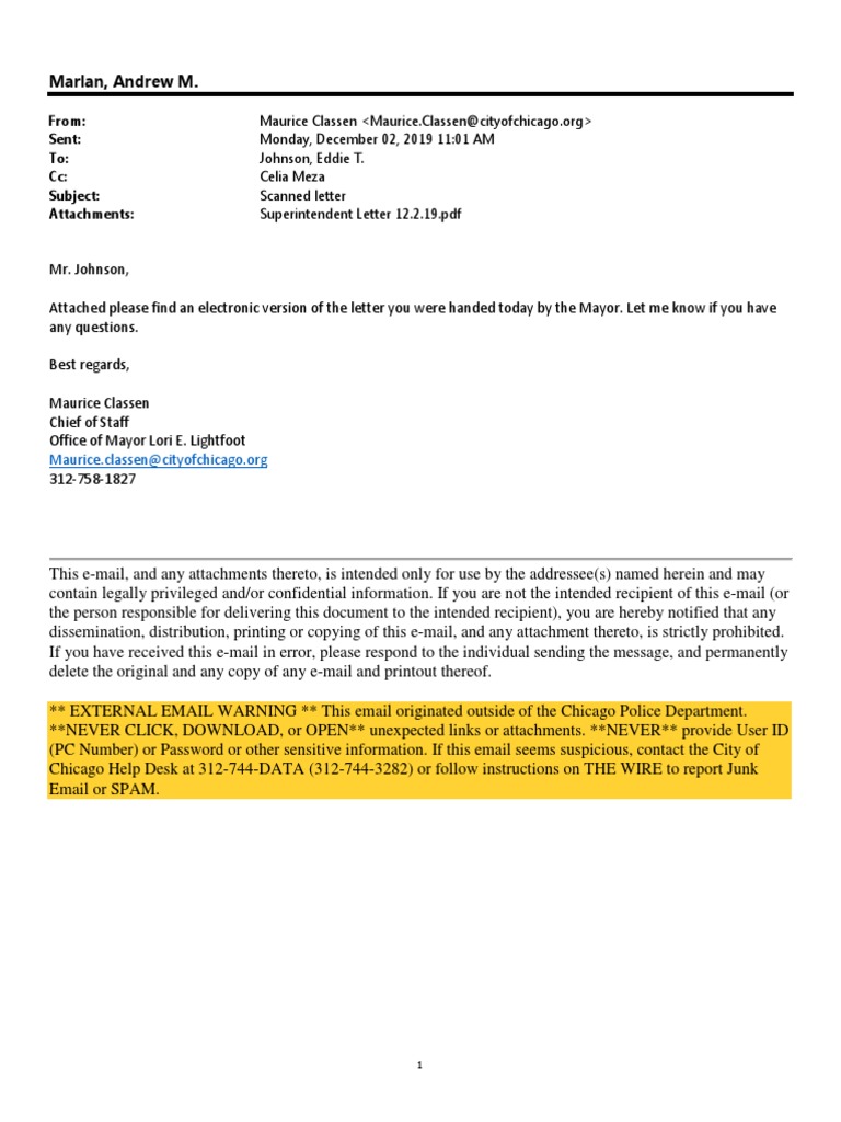 Superintendent Email PDF | PDF