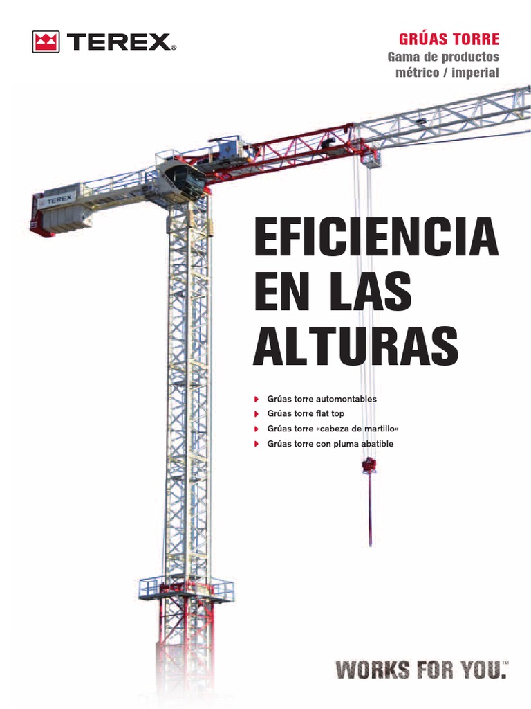 Tower-Cranes Range-Brochure A4 Es | PDF | Torre | Factores humanos y ...