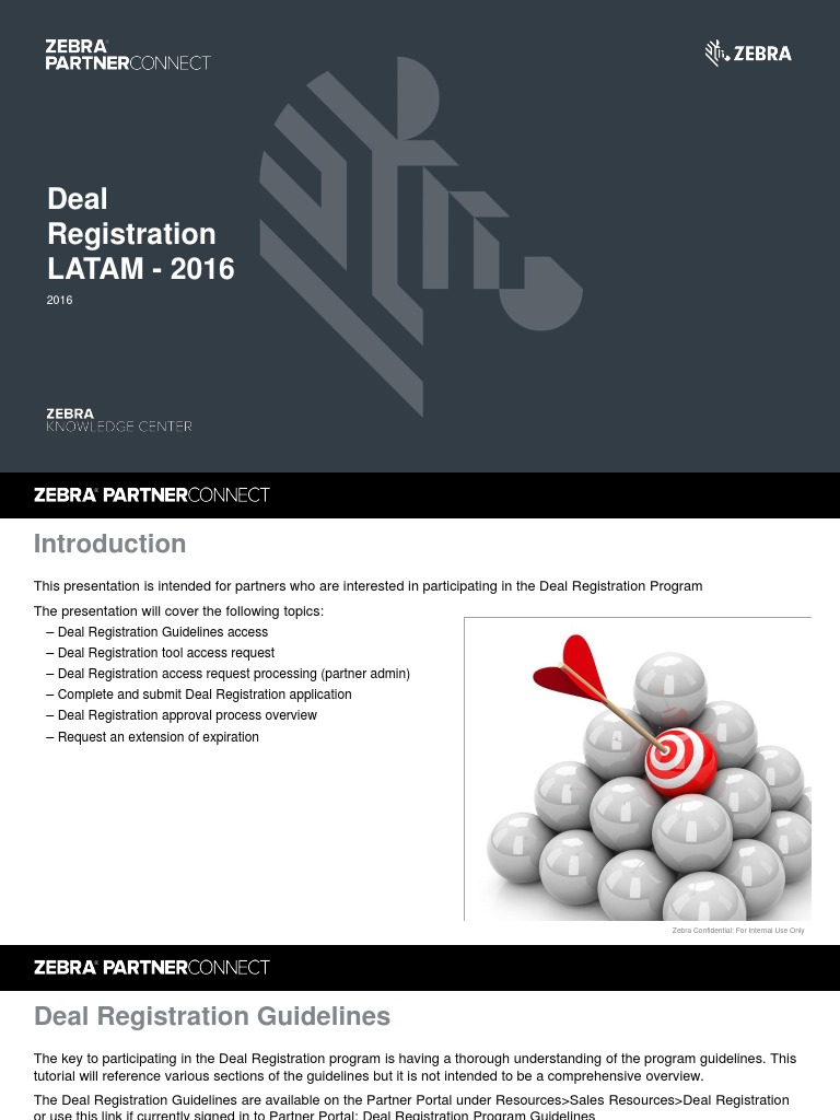 Deal Registration Partner Tutorial LATAM - 4 11 PDF | PDF | Application ...