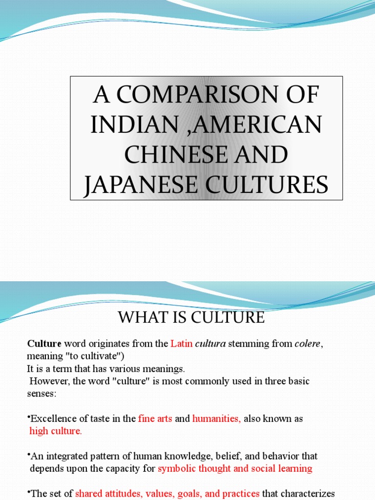 Culture Comparison | PDF | Leisure | Human Nature