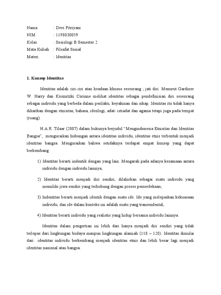 Politik Identitas dan Dampaknya di Indonesia | PDF | Politik | Ilmu Sosial