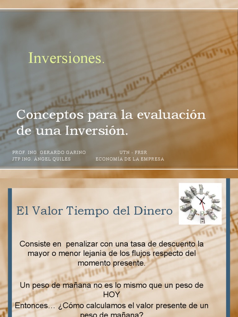 Evaluación de Inversiones | PDF | Tasa interna de retorno | Presupuesto de capital