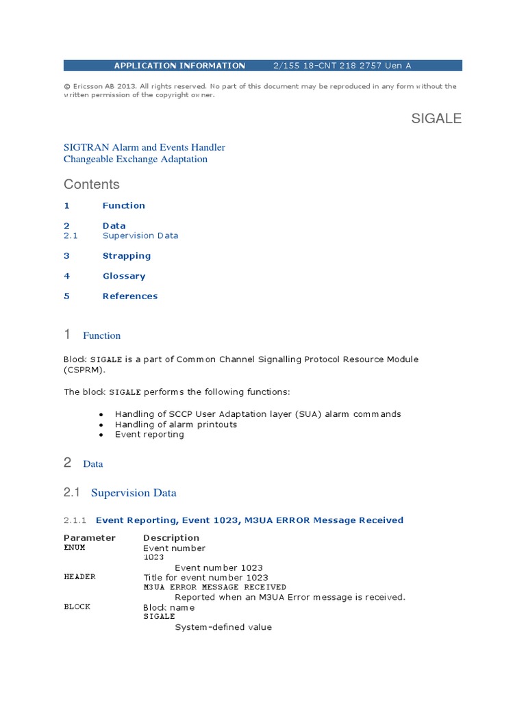 Alarm Sigtran PDF | PDF | Internet Protocols | Computer Mediated Communication