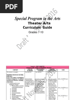 SPA Theater Arts CG | PDF | Theatre | Curriculum