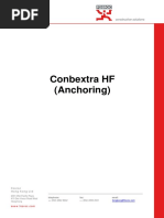 Conbextra HF Precision Grout Overview | PDF | Concrete | Industrial ...