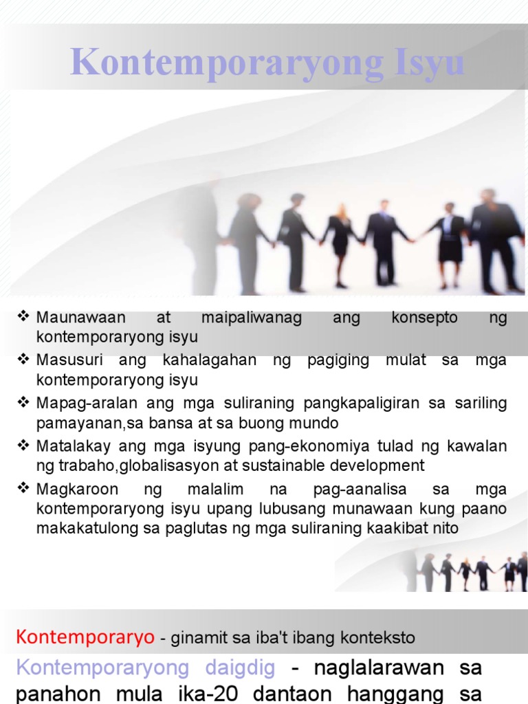 Kontemporaryong Isyu | PDF