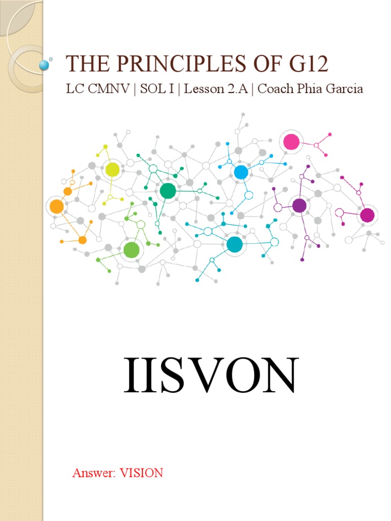 The Principles of G12 | PDF | Religious Behaviour And Experience ...