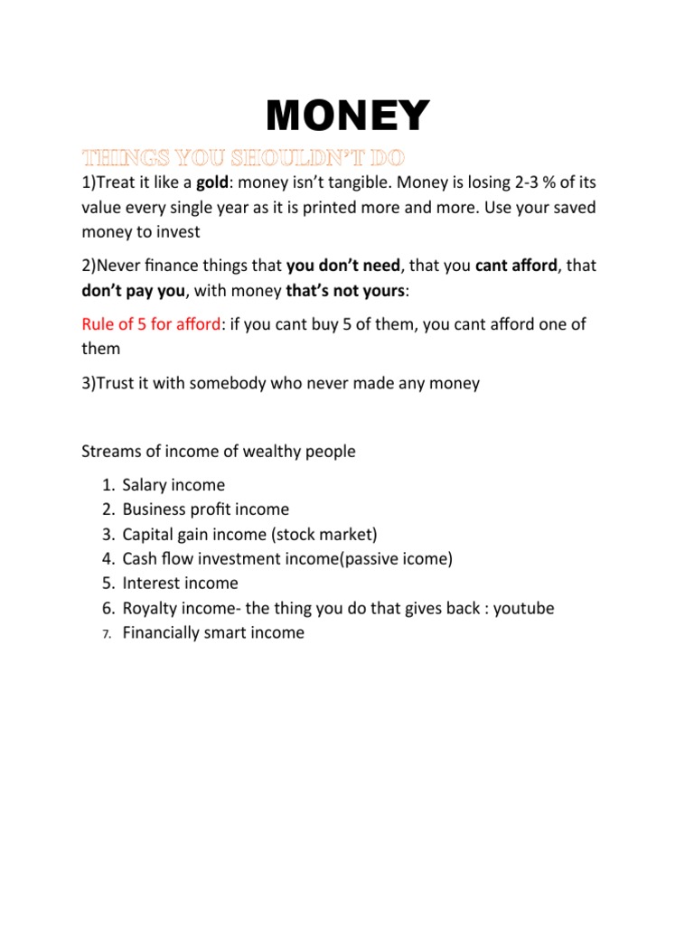 MONEY | PDF