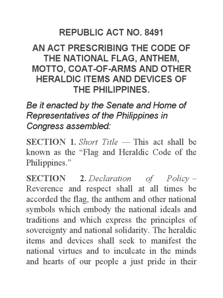 Be It Enacted by The Senate and Home of Representatives of The ...