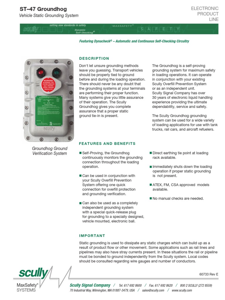 Vehicle Static Grounding System: Featuring Dynacheck - Automatic and ...