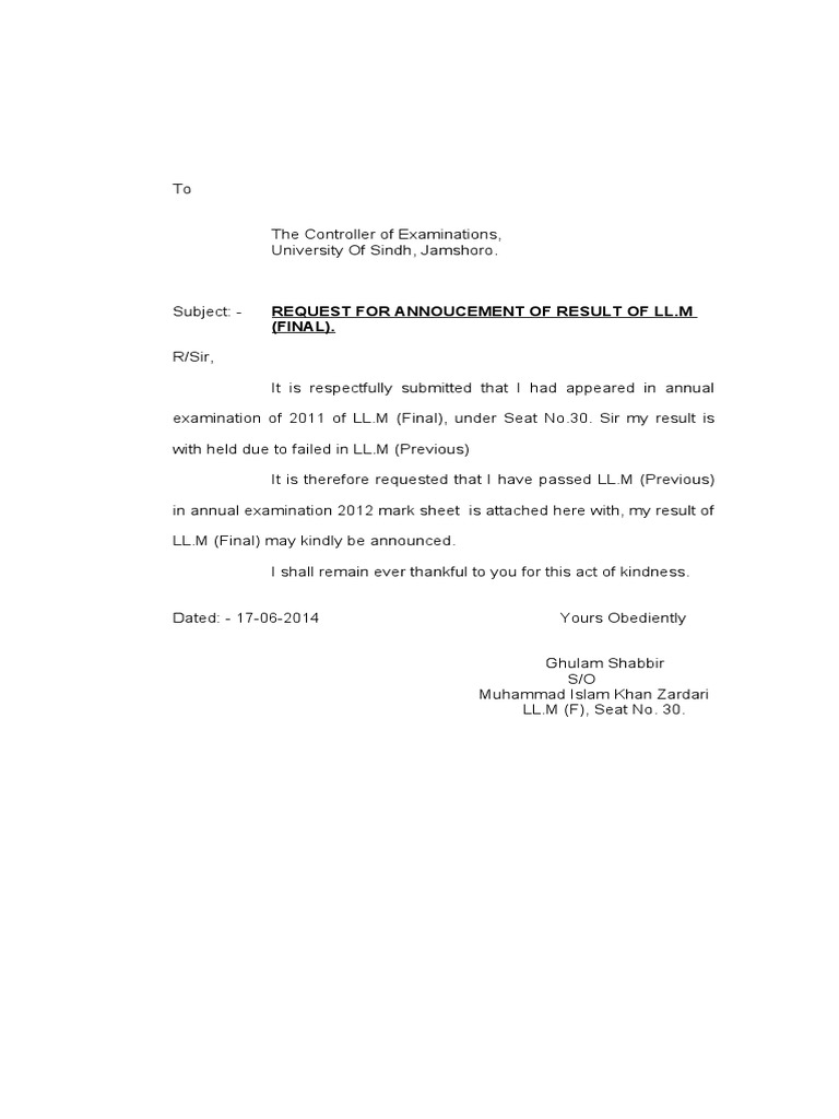 Announcement of Absent Paper | PDF