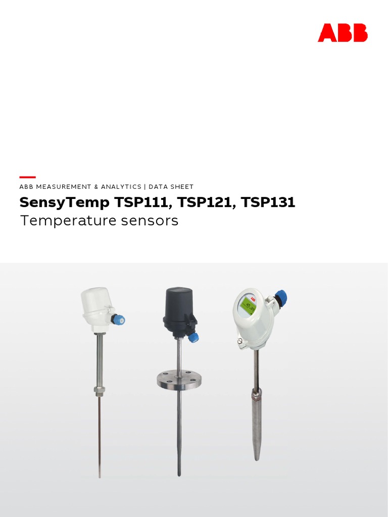 TSP121 Abb DS - TSP1X1 - en - F01 | PDF | Thermocouple | Electrical ...