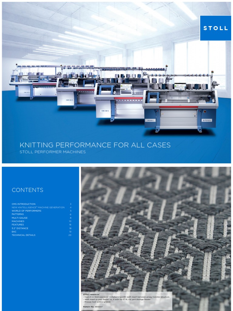 STOLL Performer EN 19 PDF | PDF