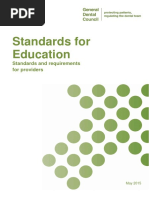 GDC Standard and The 9 Principles | PDF | Dentistry | Informed Consent