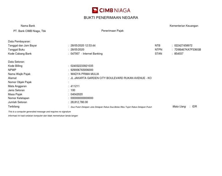 BPN PPN April 2020 | PDF | Pengelolaan Keuangan & Uang