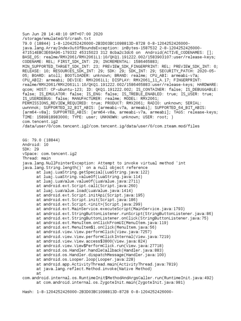 Crash | PDF | Computer Programming | Computing Platforms