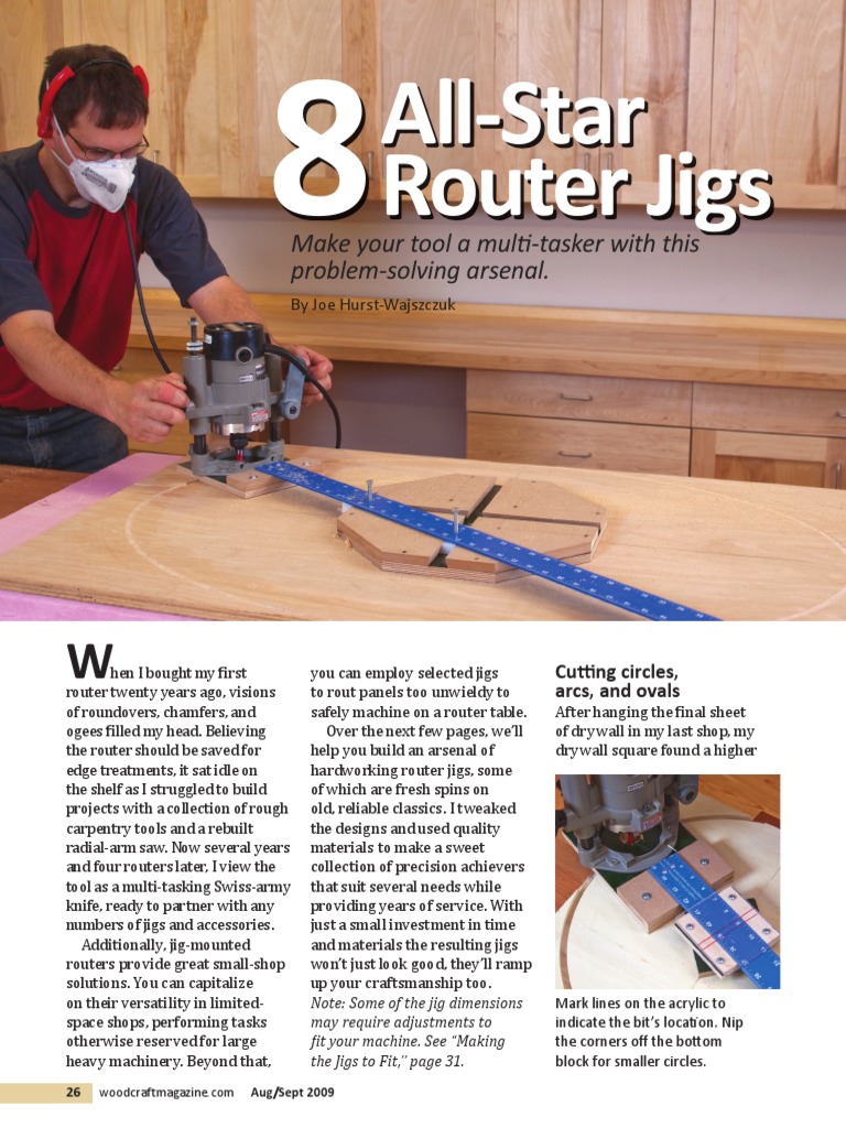 All-Star Router Jigs: Make Your Tool A Multi-Tasker With This Problem ...