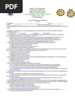 1st Quarter Exam - AP9 | PDF