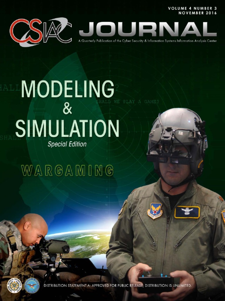 CSIAC Journal - Modeling & Simulation Special Edition Wargaming | PDF | Business | Computing And ...