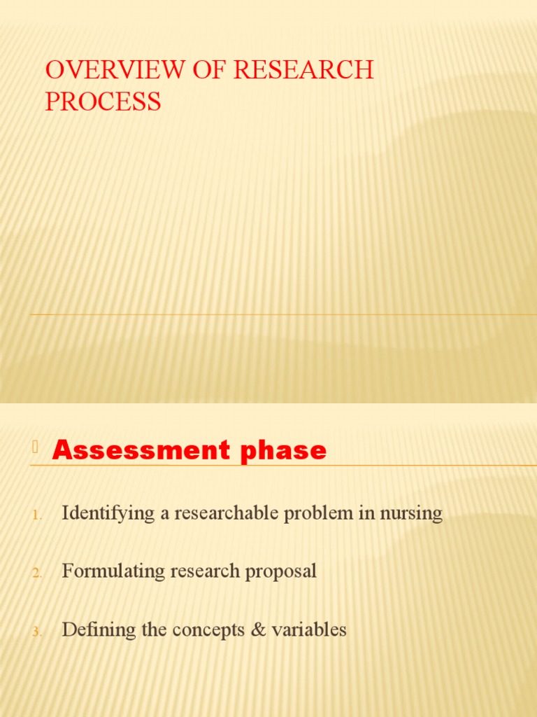 Overview of Research Process | PDF